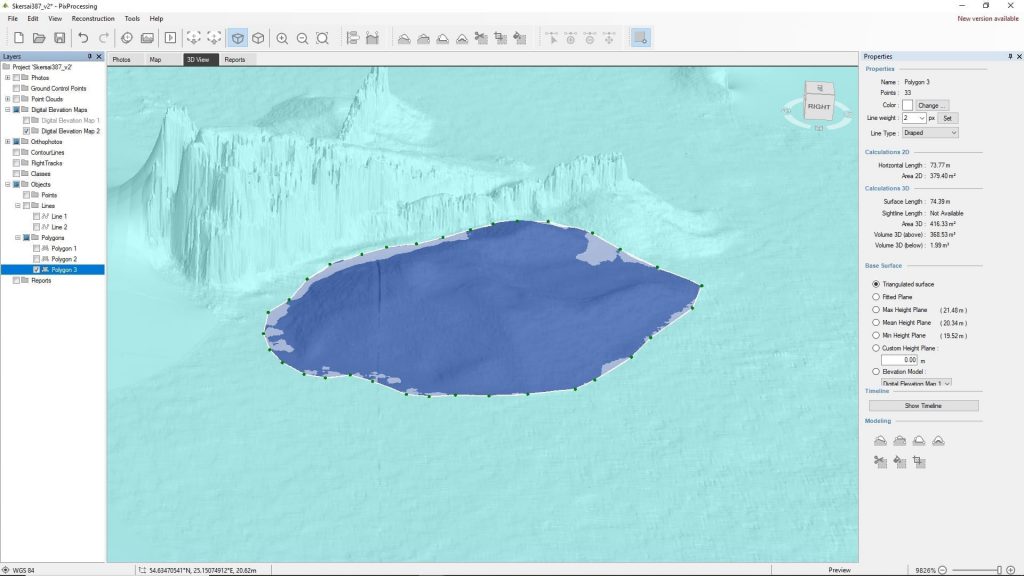 3D photogrammetry with Pixpro - DEM shading for best visuals