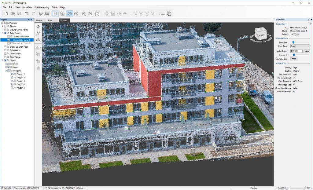 Measuring Building Facades - Photogrammetry Use Case