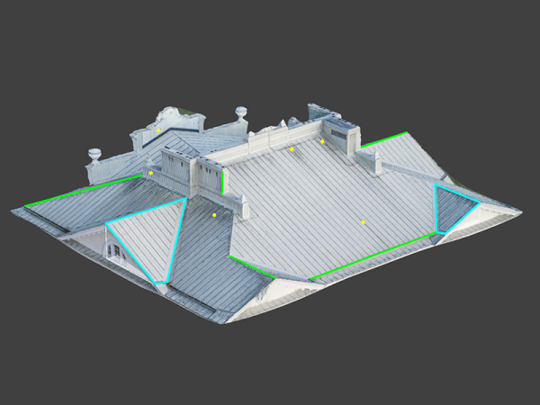 Cheap roof inspection with Pixpro 3D photogrammetry software