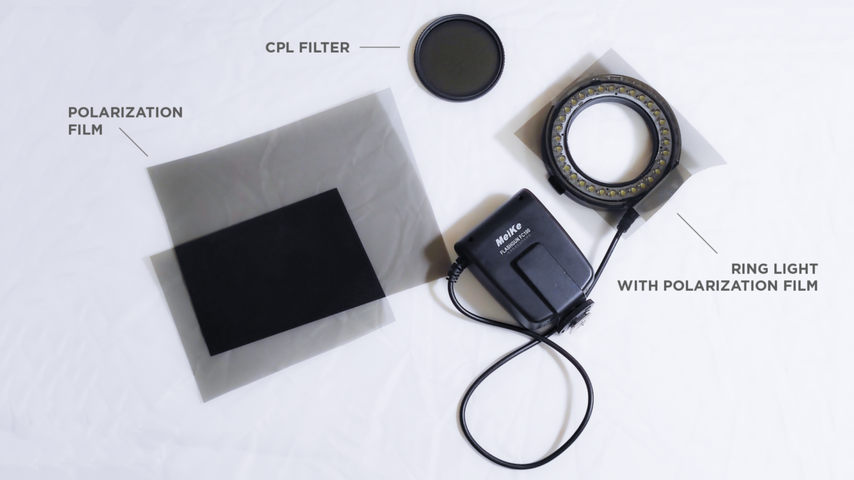 Cross Polarization Photogrammetry - Easy Studio Setup for 3D